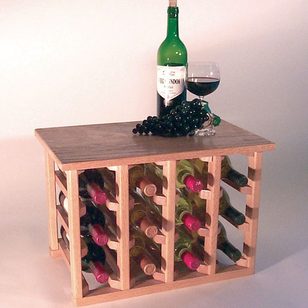 Wine Rack Table - Etsy