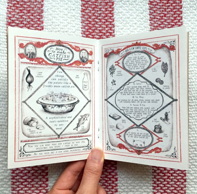 Recipe Comic Card - Etsy