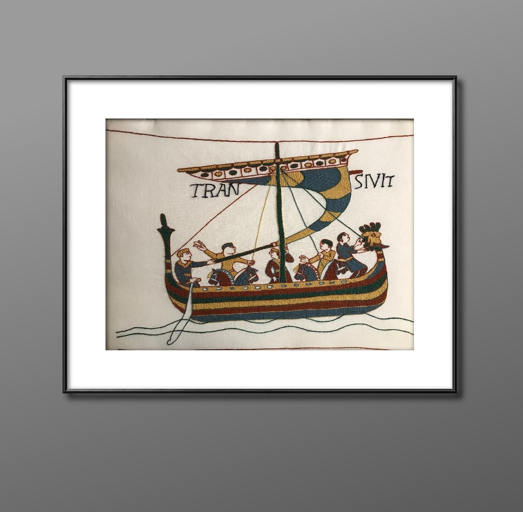 Kit of Embroidery With Bayeux's Stitch. Reproduction of Bayeux Tapestry ...