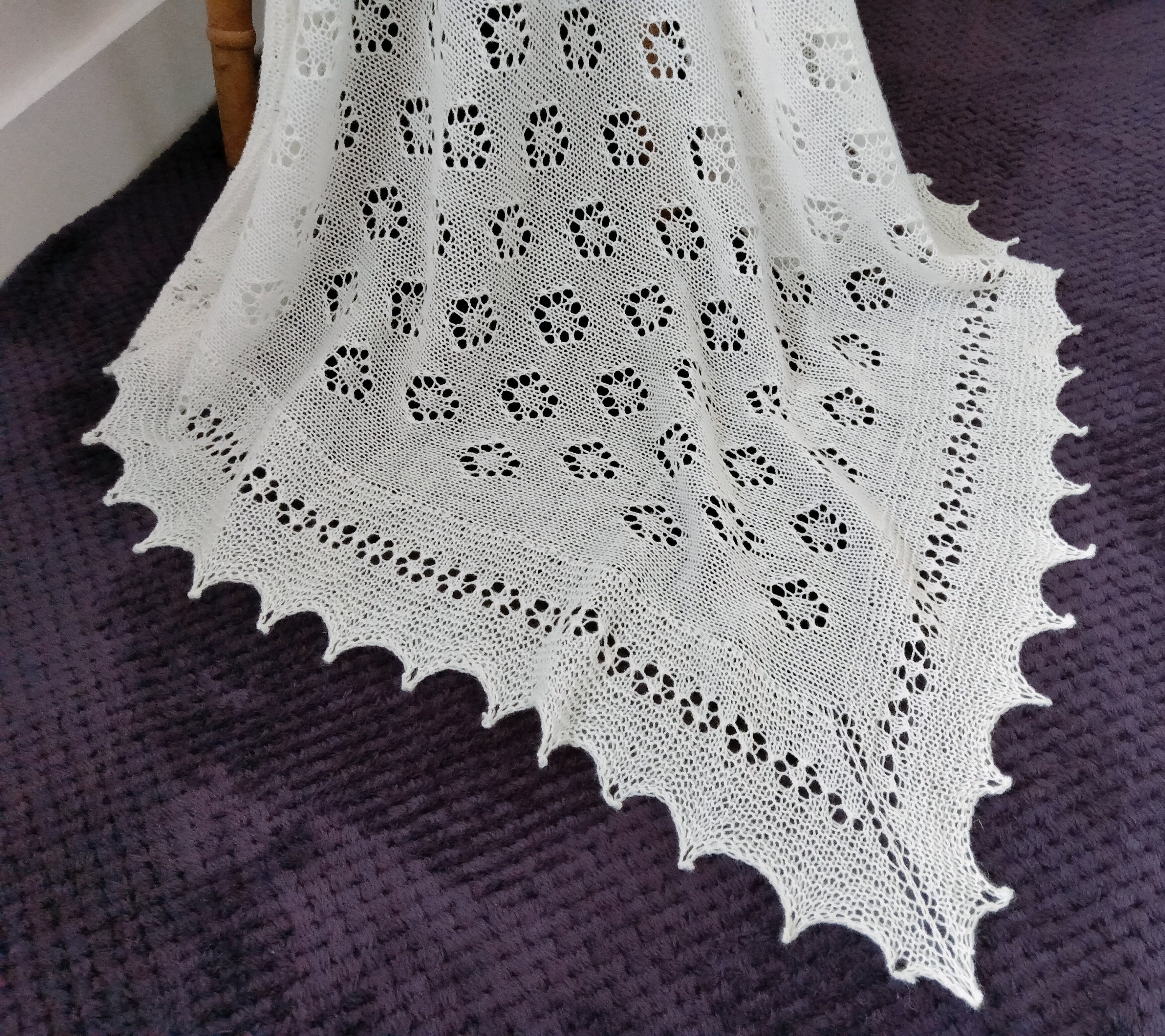 Baby Shawl/ Traditional Baby Shawl/ Christening Shawl/ White - Etsy