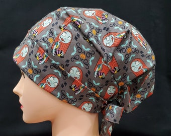 First Aid Scrub Cap With Toggle Strap Tie Comfortable Fit | Etsy