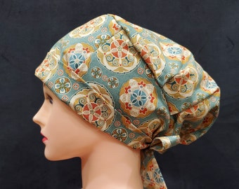 First Aid Scrub Cap With Toggle Strap Tie Comfortable Fit | Etsy