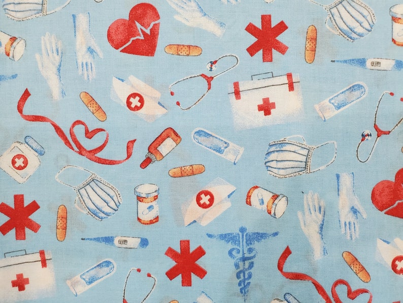 First Aid Scrub Cap With Toggle Strap Tie Comfortable Fit - Etsy