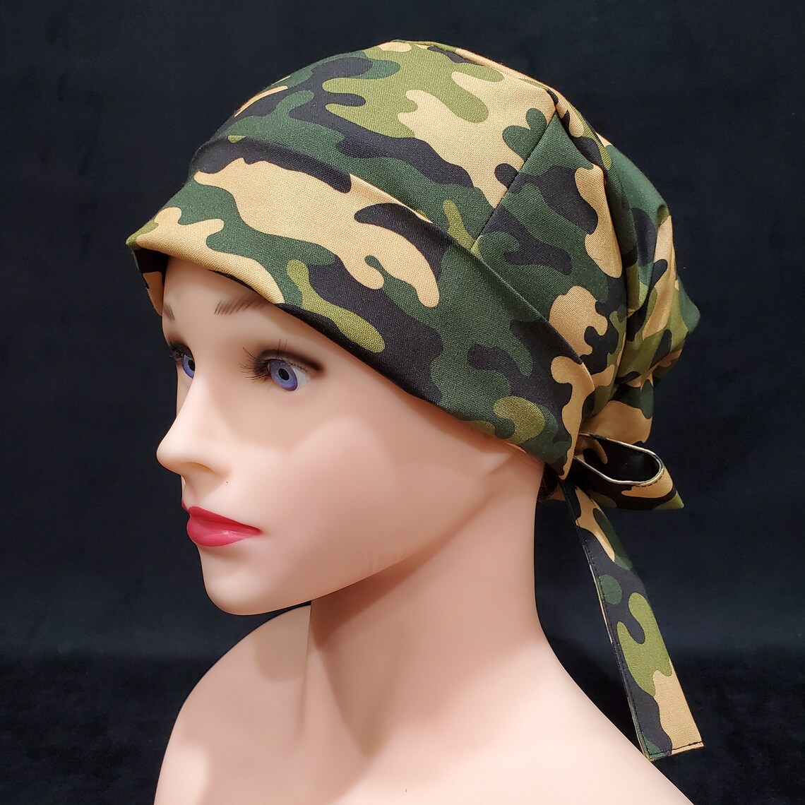 Light Green Camouflage Scrub Cap Scrub Hat Surgical Cap | Etsy