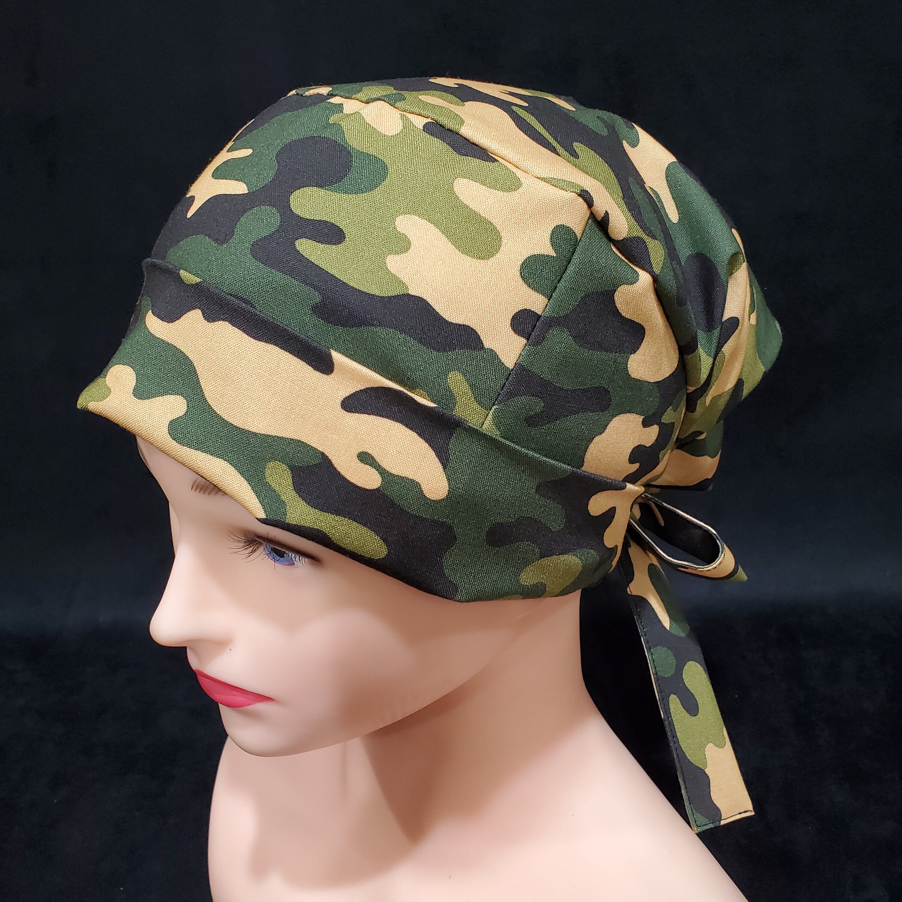 Light Green Camouflage Scrub Cap Scrub Hat Surgical Cap | Etsy