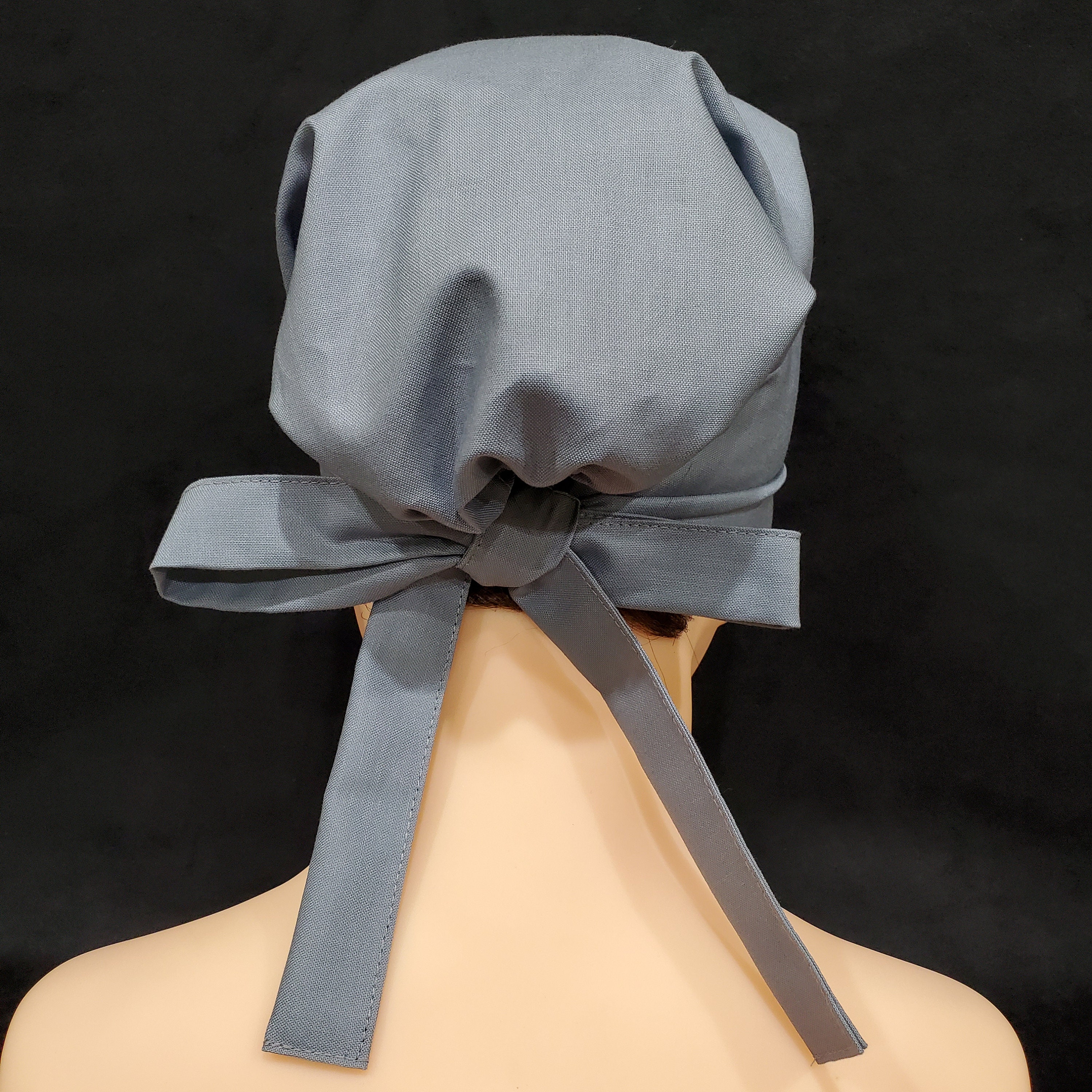 Solid Gray Scrub Cap With Toggle Strap Tie Comfortable Fit - Etsy