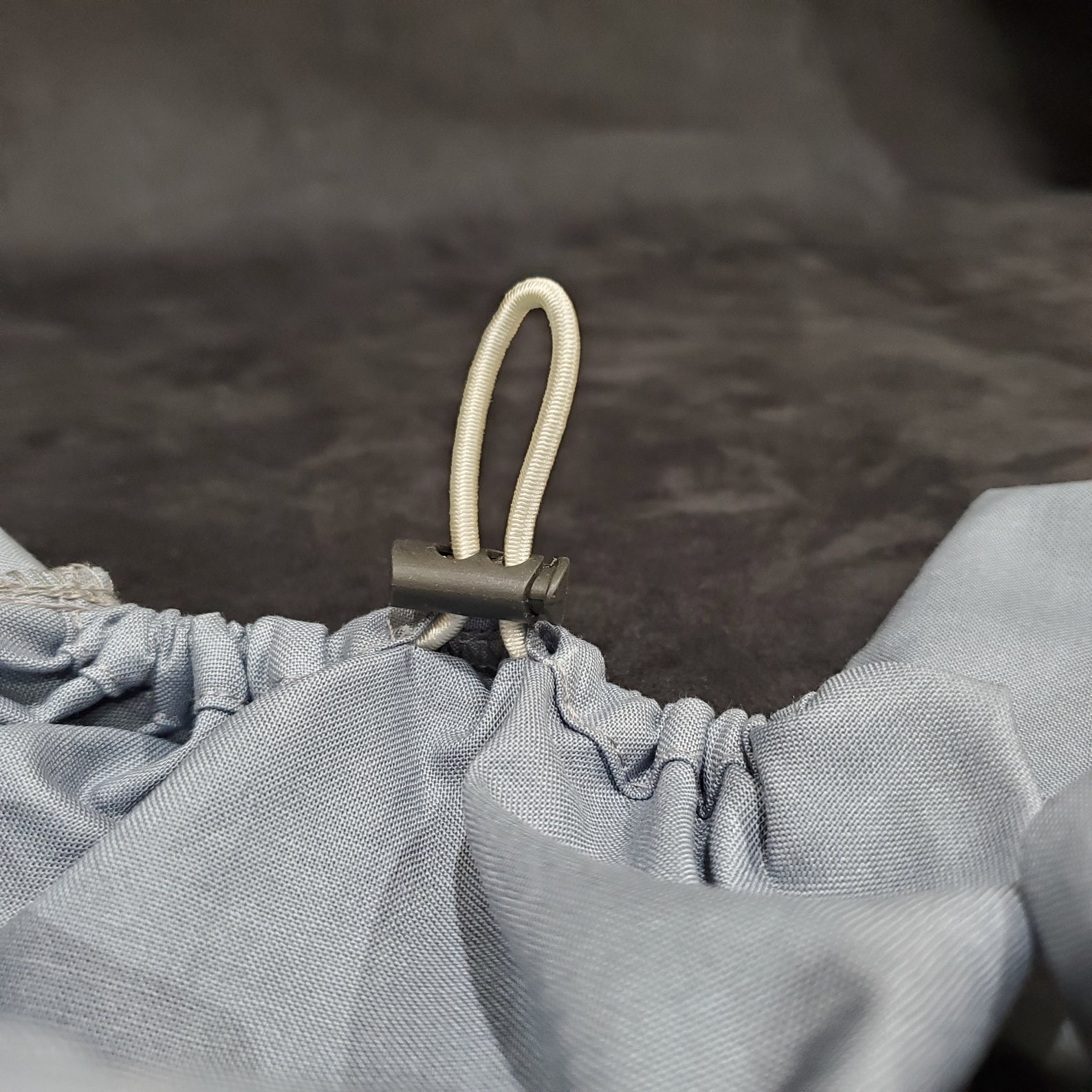 Solid Gray Scrub Cap With Toggle Strap Tie Comfortable Fit - Etsy