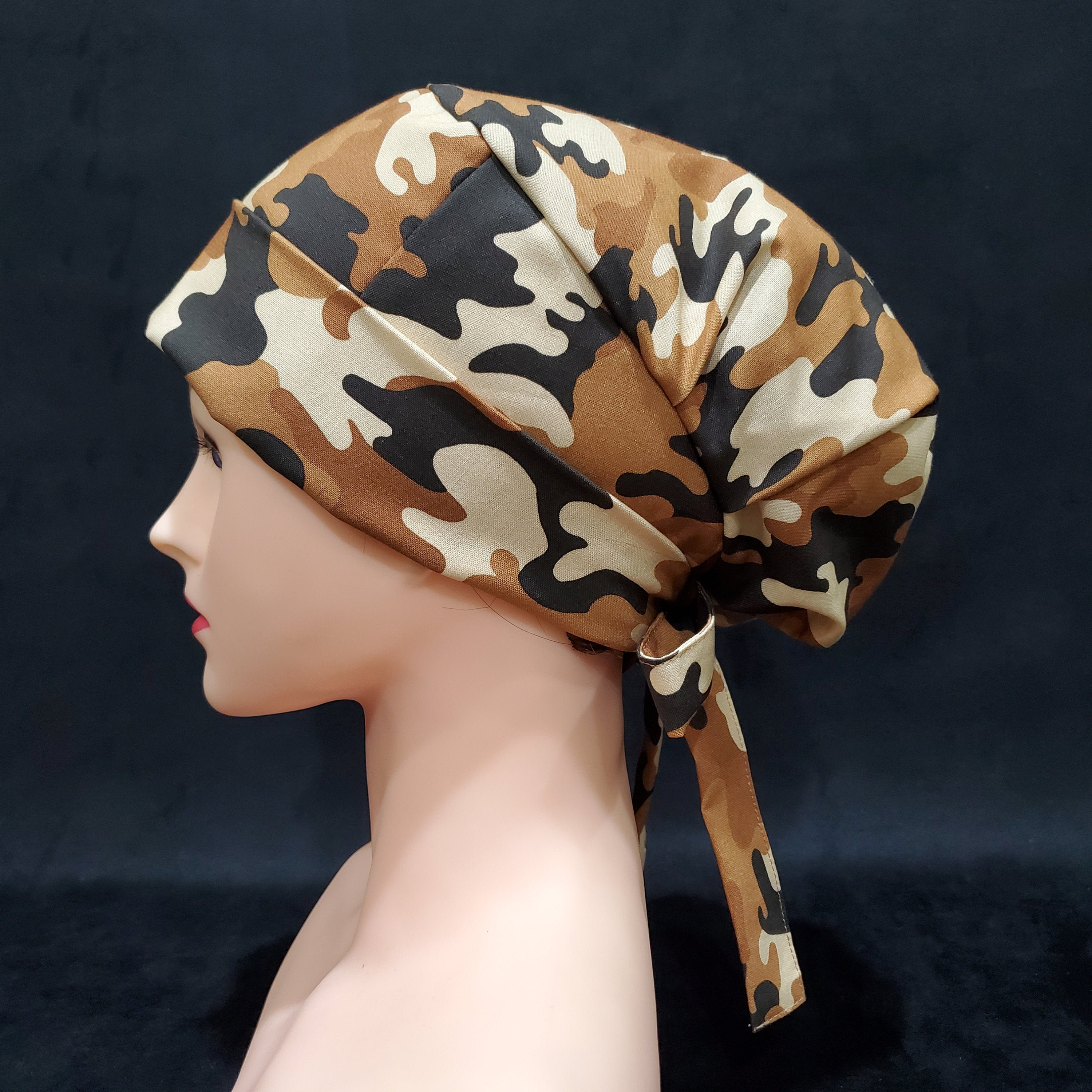 Light Brown Camouflage Scrub Cap Scrub Hat Surgical Cap | Etsy