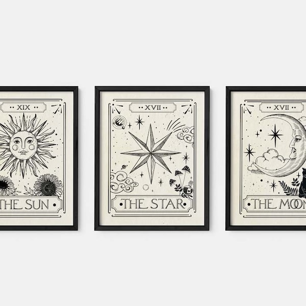 Tarot Card Posters - Etsy