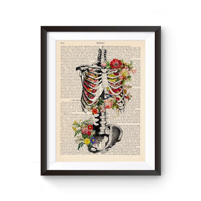 Skeleton Poster - Etsy