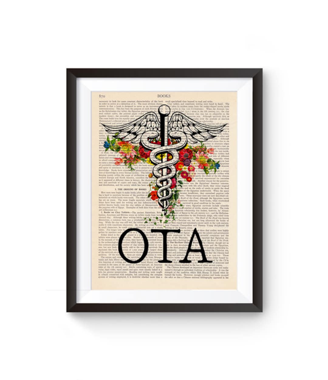 OTA, Occupational Therapy Assistant Illustration, Medical Symbol,wall ...