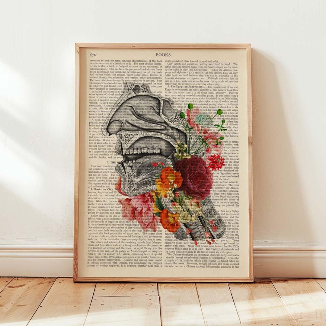 Pharynx Anatomy Print, Nose Mouth Throat Larynx Function Anatomy Art ...