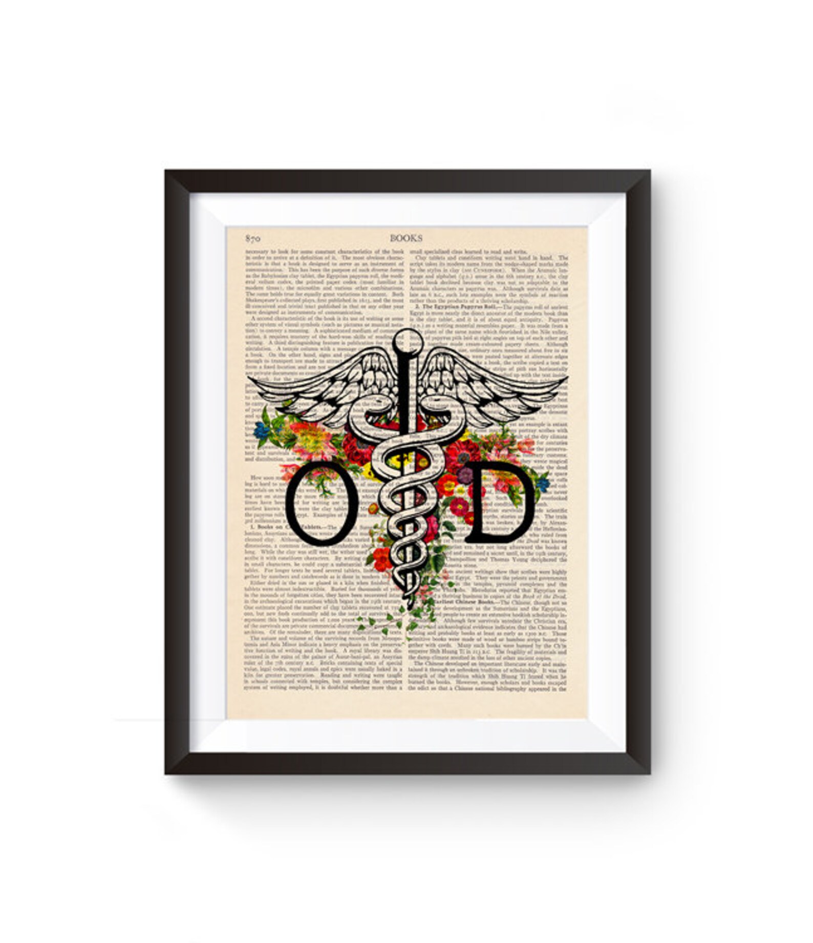 Doctor of Optometry, OD Caduceus Illustration, Medical Symbol,medical ...
