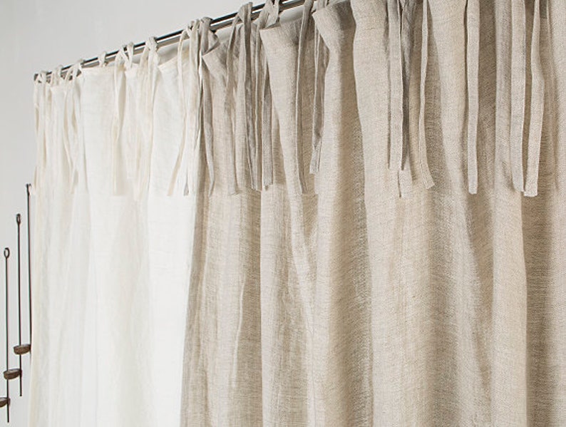 Linen Curtain linen Drape-washed Linen Panel Linen Drape | Etsy