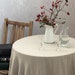 Linen Tablecloth-round Linen Tablecloth-extra Large Round Tablecloth in ...