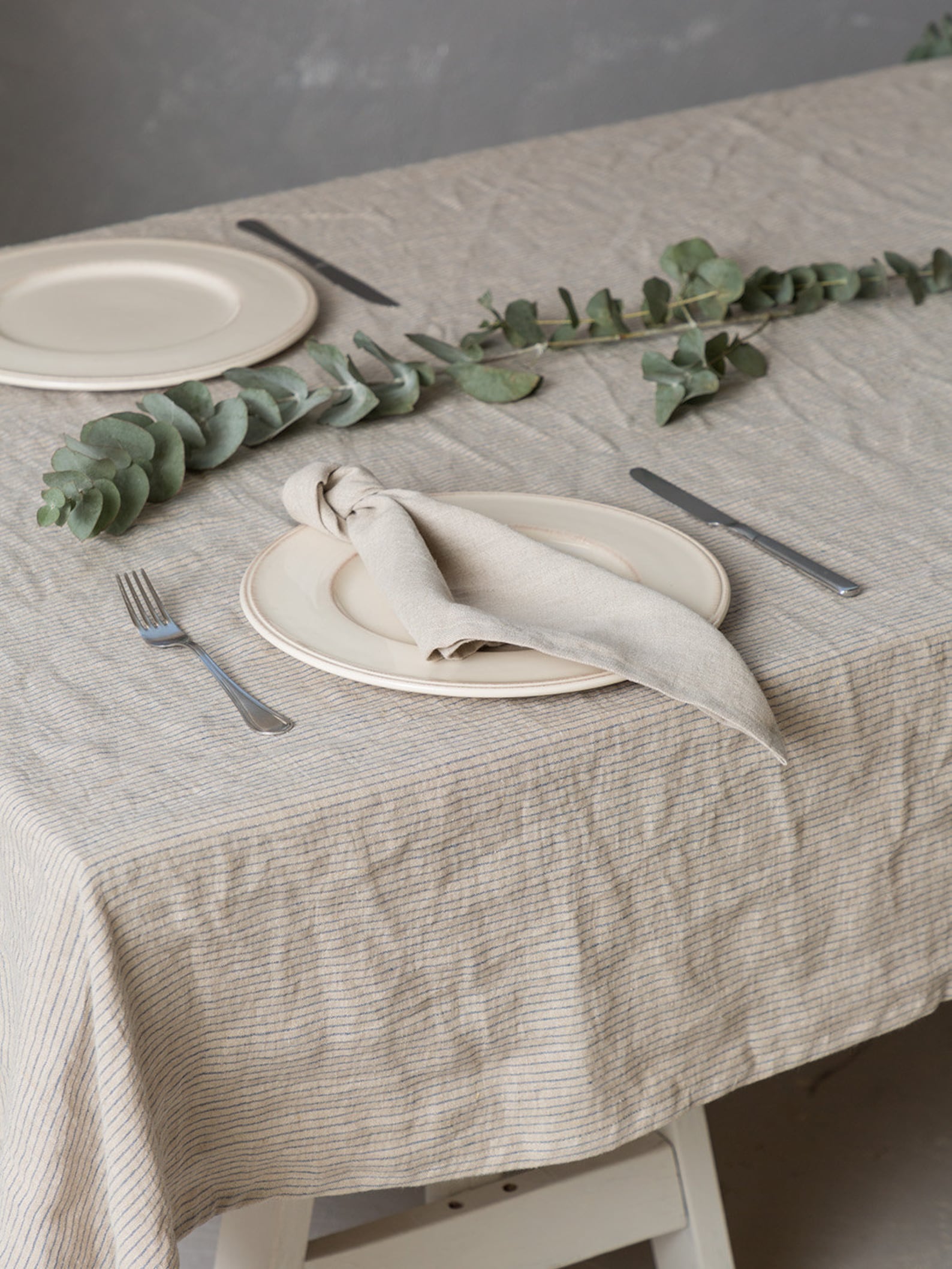 Linen Tablecloth-table Linens-washed Linen Tablecloth in Natural Color ...