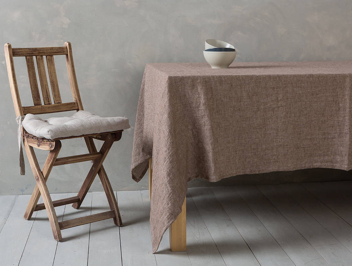 Linen tablecloth-Linen table cloth in Mocha Brown -Table linens ... Linen tablecloth-Linen table cloth in Mocha Brown -Table linens ...