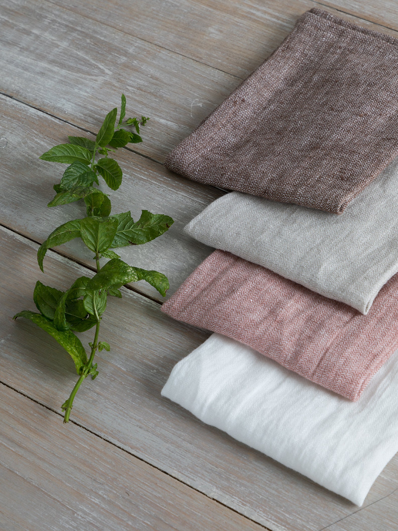 Linen Napkins-washed Linen Napkins in White Color 16.5’’x16.5’’(42x42cm ...