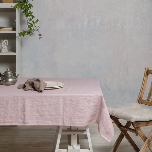 Pink Tablecloth - Etsy