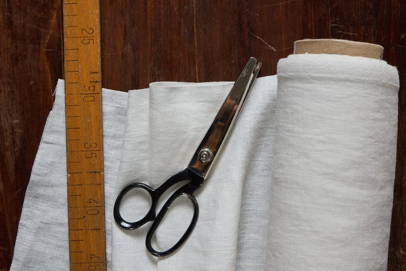 Linen Fabric by the Yard or Meter. Solid Linen Fabric. Cut Length Linen ...