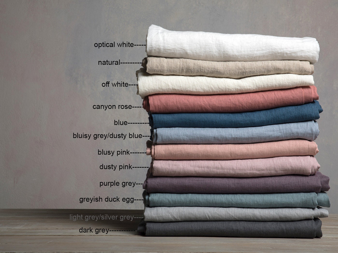 Linen Curtain-Linen Panel in off white color- Washed Linen curtain with ...