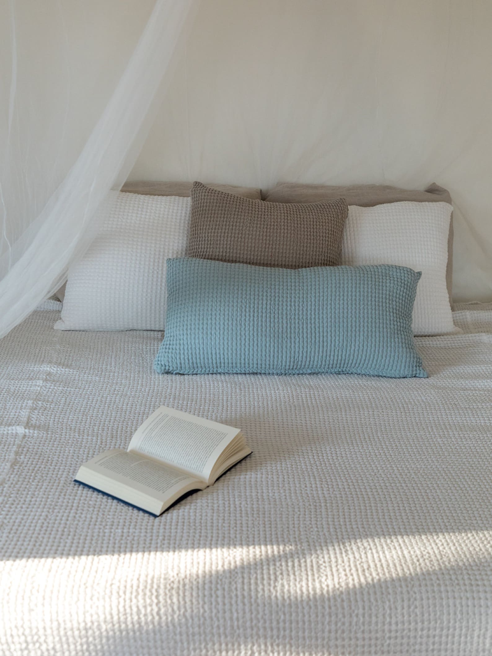 Linen Pillowcase-linen Pilow Cover -decorative Pillow-waffle Linen ...