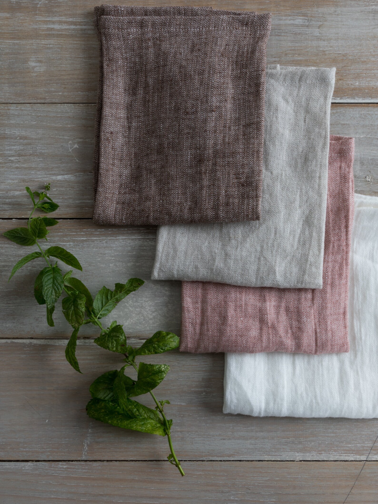 Linen Napkins-washed Linen Napkins in White Color 16.5’’x16.5’’(42x42cm ...