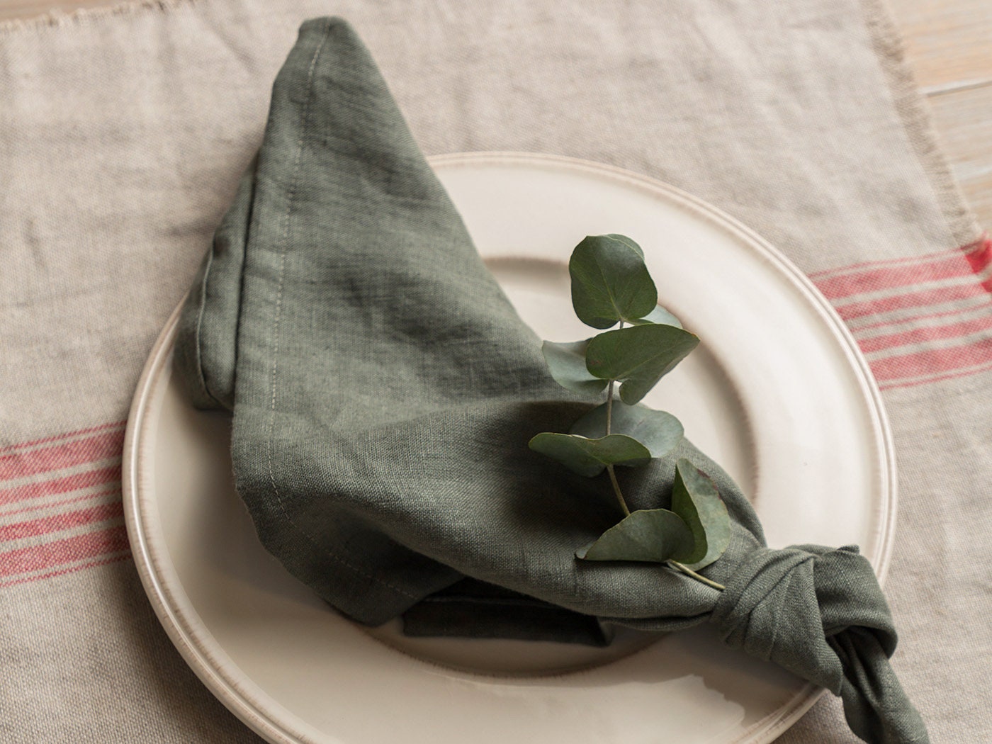 Washed Linen Napkins-set of 4-6-8 Washed Linen Napkins in - Etsy Canada