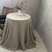 Linen Tablecloth-round Linen Tablecloth-extra Large Round - Etsy