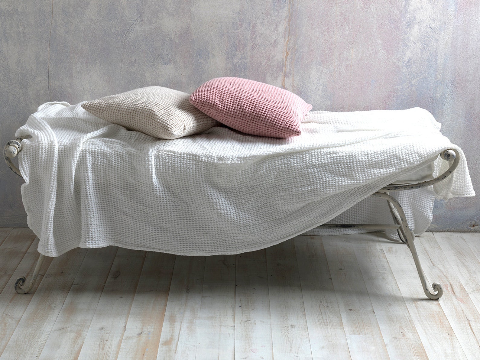 Linen Pillowcase-linen Pilow Cover -decorative Pillow-waffle Linen ...