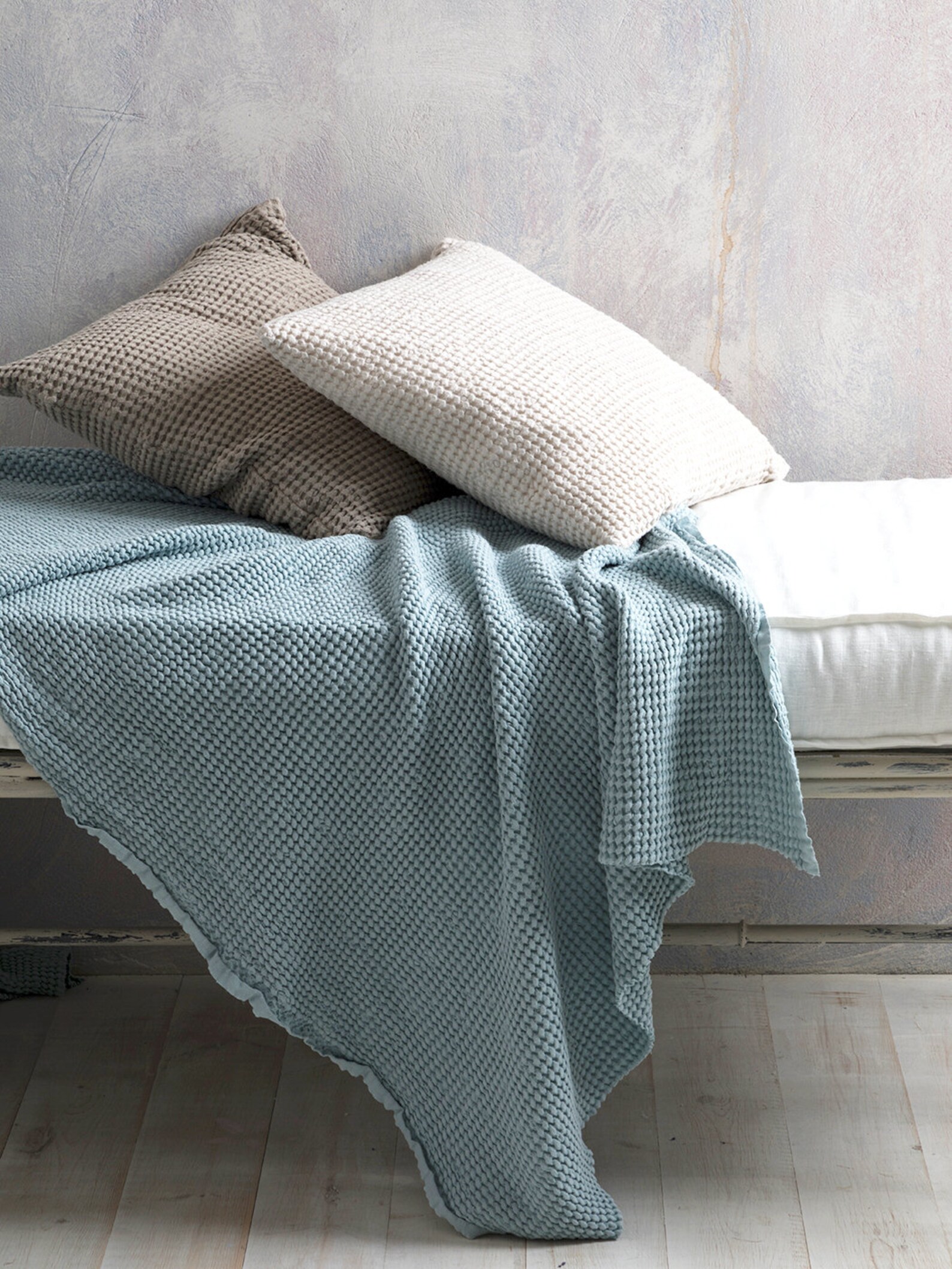 Linen Pillowcase-linen Pilow Cover -decorative Pillow-waffle Linen ...