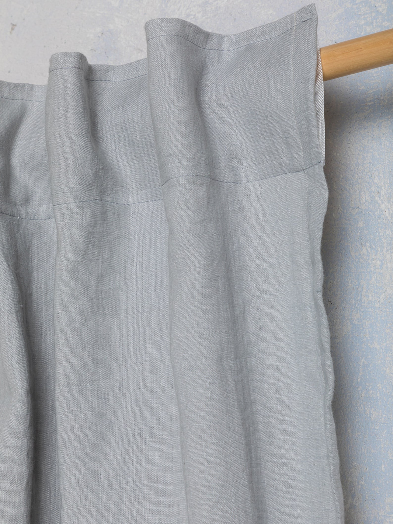 Linen Curtain Panel-linen Drape-washed Linen Drape in Ligth - Etsy