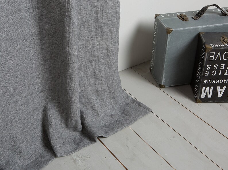 Linen Curtain-Linen Panels-Linen drapes-Washed Linen | Etsy