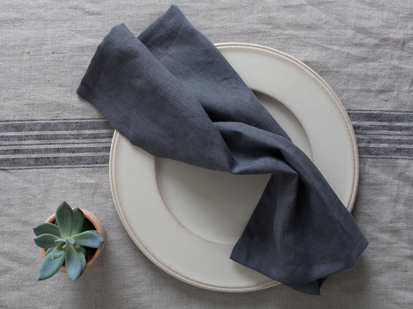 Washed Linen Napkins Set of 4-6-8 Washed Linen Napkins in - Etsy