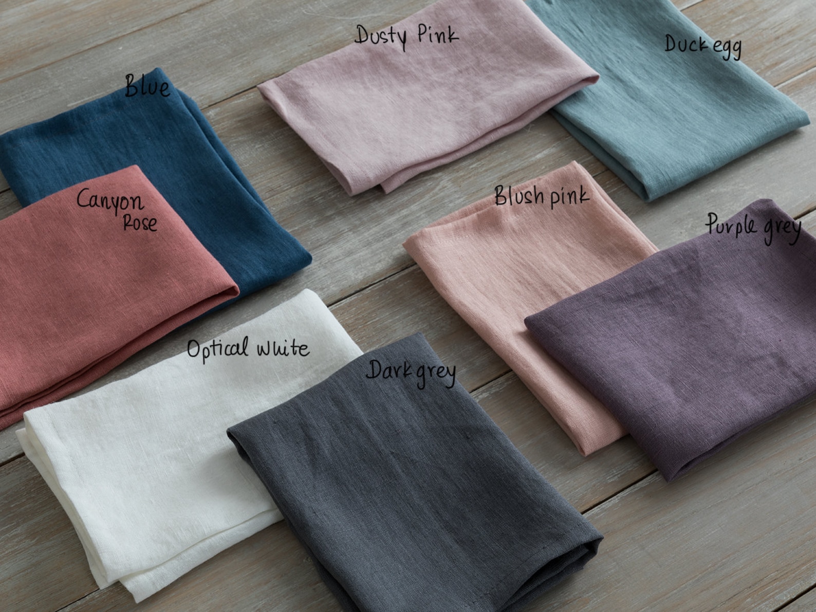 Washed Linen Napkins-set of 4-6-8 Washed Linen Napkins in - Etsy