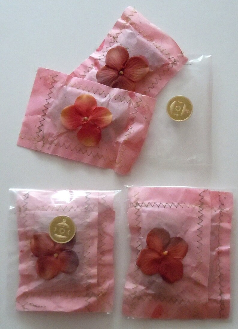 PAPER SACHETS, Set of 2 Sweetly Scented Sachets for Your Wardrobe or ...