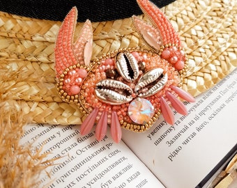Crab Brooch - Etsy