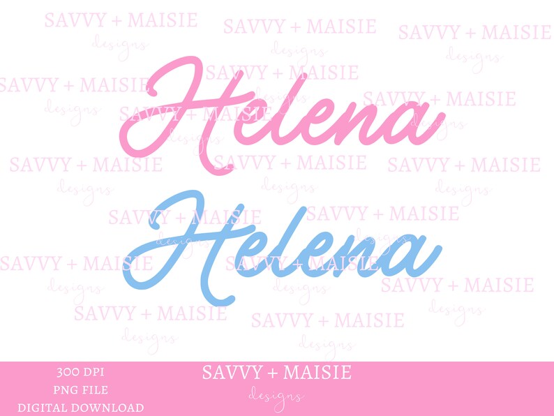 Helena Alabama PNG, Pink Helena PNG, Blue Helena Town Clipart - Etsy