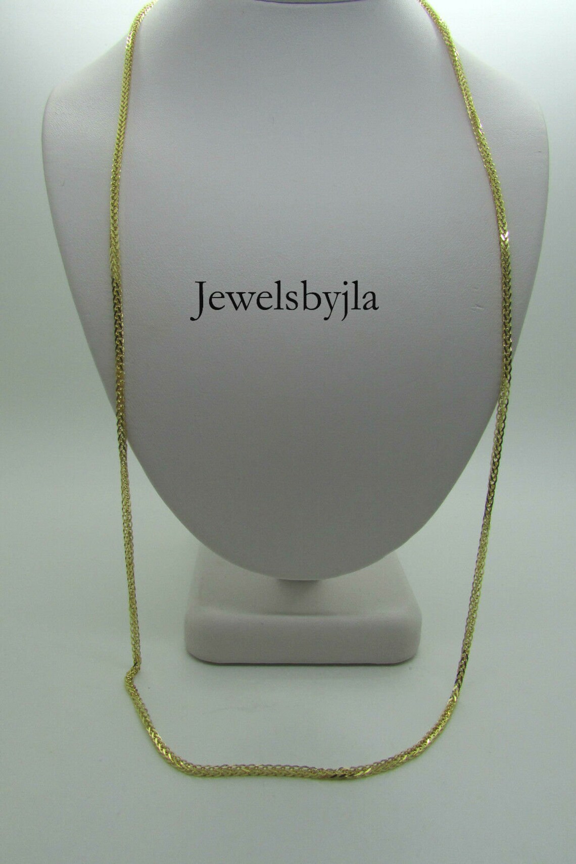 14K Pretty Yellow Gold Foxtail Chain 24 Inches 7.1 Grams Made | Etsy