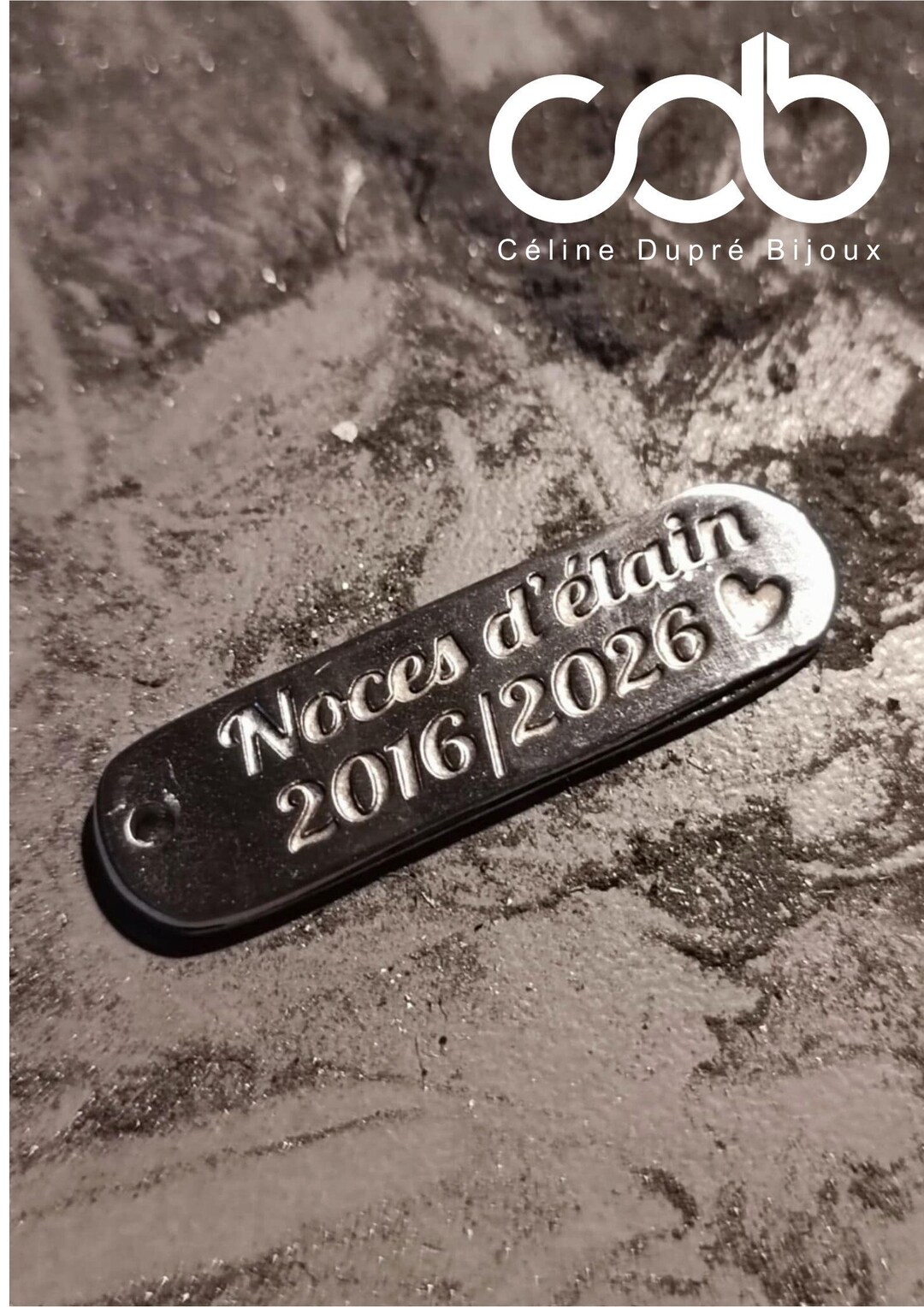 Raw Tinplate Medal White Iron Wedding 2016/2026 - Rectangle 10x40mm - Etsy