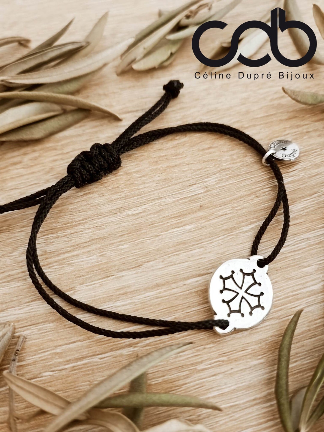 Occitane Cross Bracelet With Medal ø18mm - Etsy