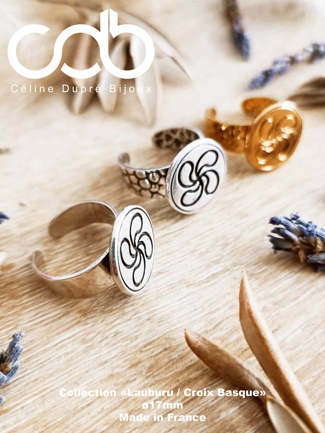 Lauburu Ring / Basque Cross ø18mm Several Models to Choose From - Etsy