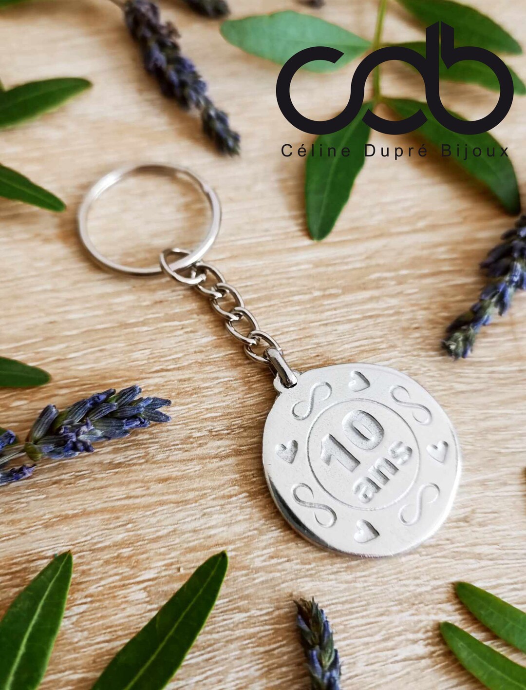 Key Ring to Celebrate a Birthday - Medal With Heart and Infinity ...