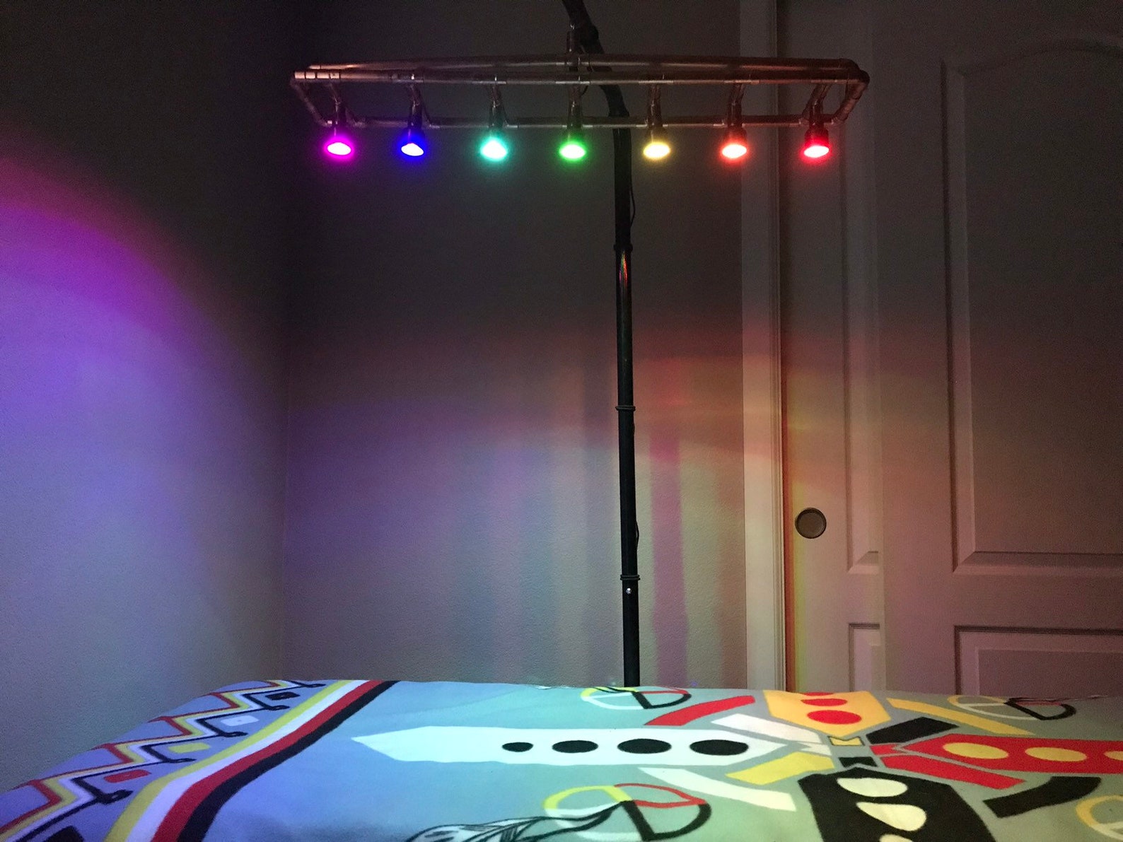 Copper Therapy Lights With Rose Quartz Crystals color - Etsy