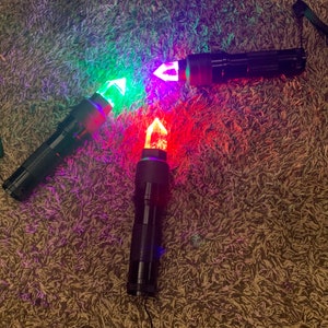 3x Portable Color Light Therapy Wand Flashlight - Etsy
