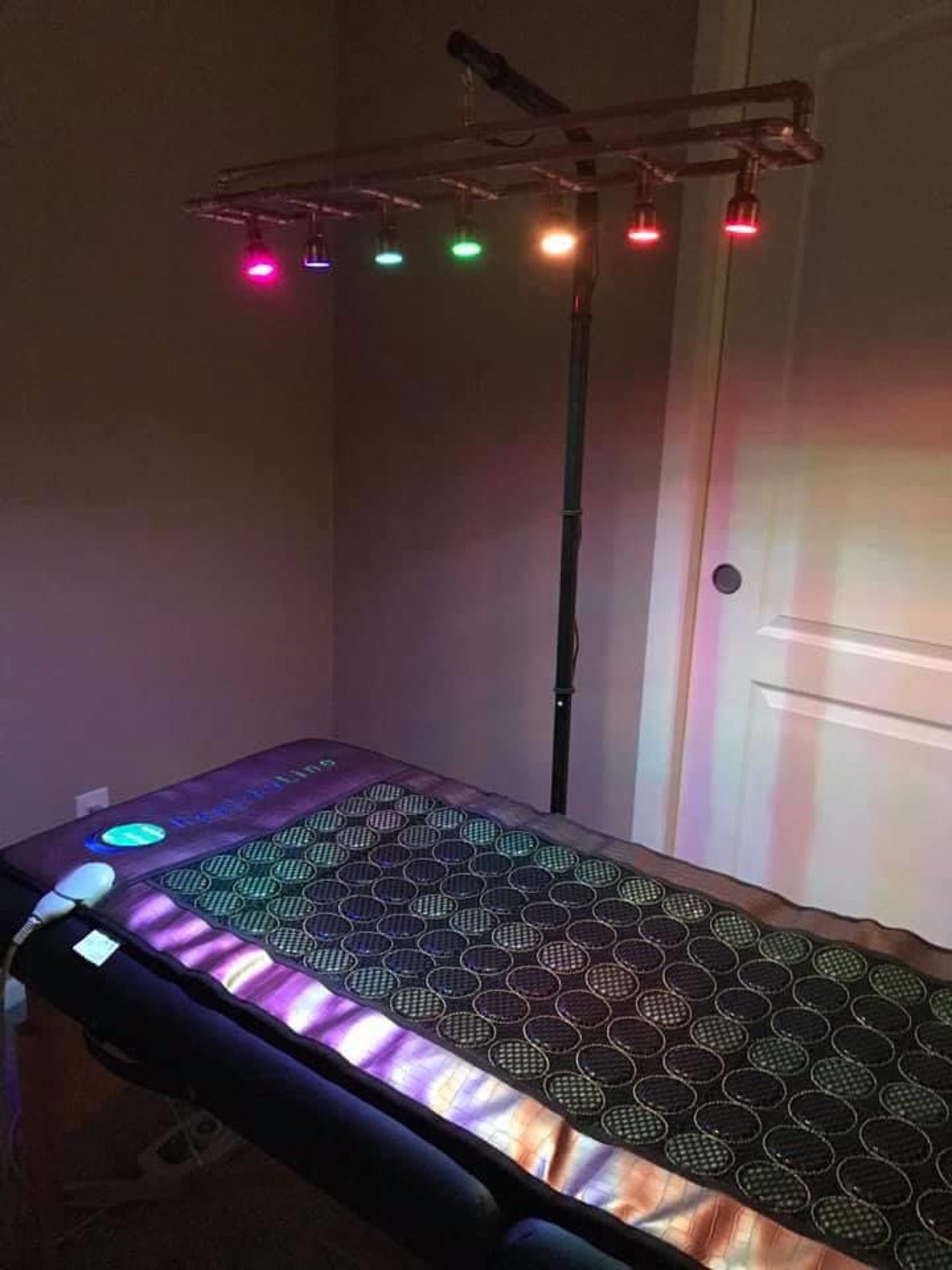 Copper Therapy Lights With Rose Quartz Crystals color - Etsy