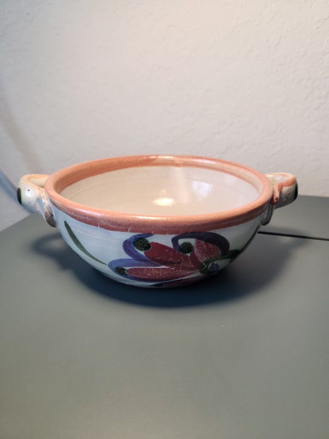 T. Puterbaugh Gill Pottery Bowl | Passion Flower - Etsy