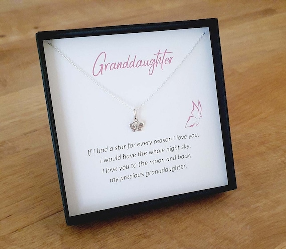 Personalised jewellery for granddaughter store