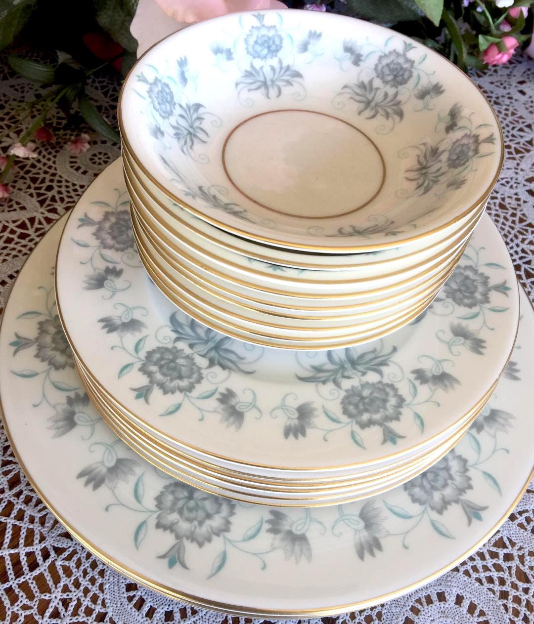 Castleton China "caprice" Dinner, Salad, Fruit Bowls - Etsy