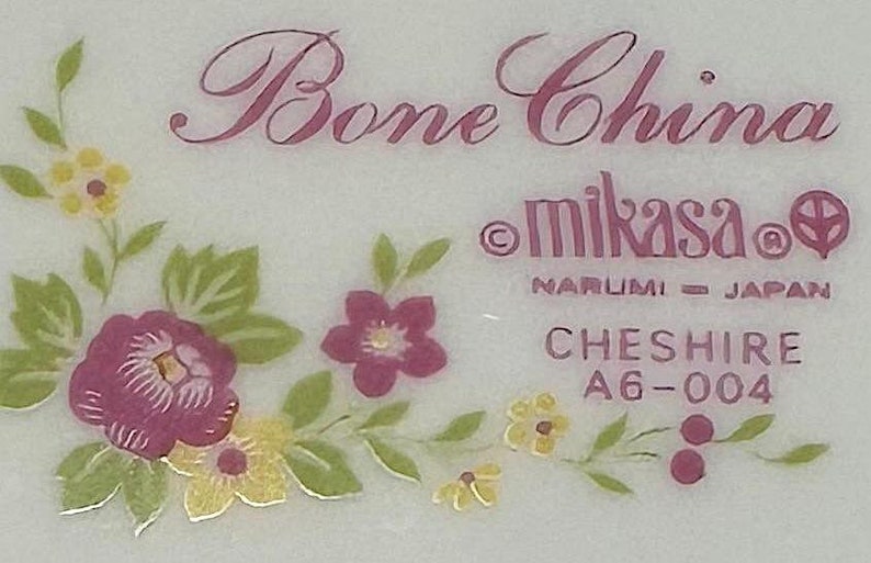Mikasa Bone China cheshire 6 CUP and SAUCER SETS - Etsy